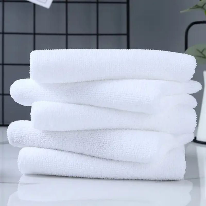 Jual Handuk Tangan dan Leher Putih Hotel Premium Full katun 40x70cm ...