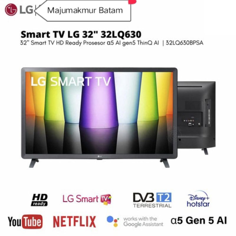 Jual TV LG SMART TV 32 INCH 32LQ630 GARANSI RESMI ( KHUSUS BATAM SAJA ...