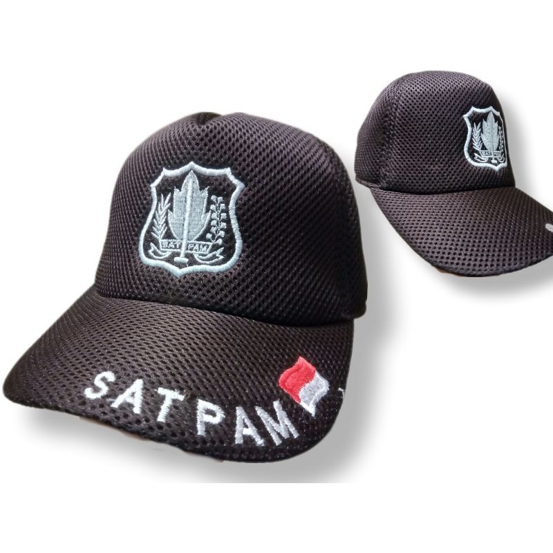 Jual topi satpam coklat | Shopee Indonesia