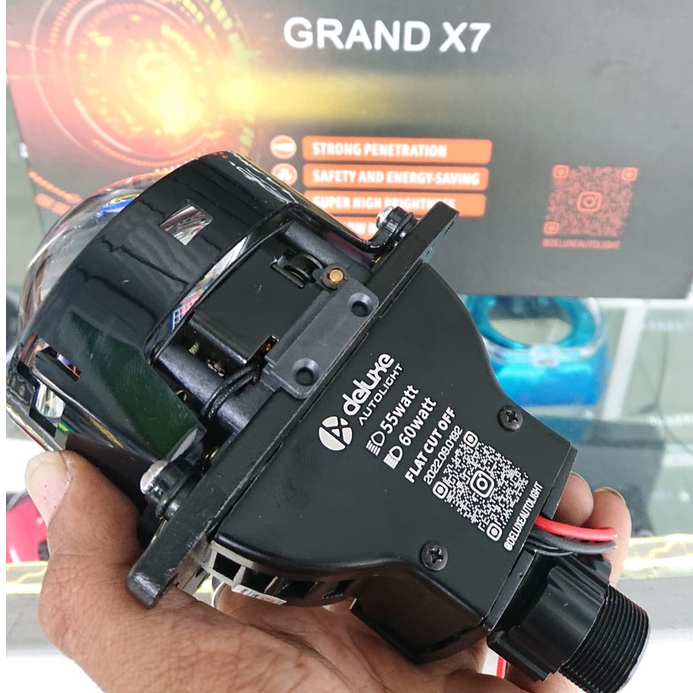 Jual Projie Proji Projector Biled Deluxe Autolight Deluxe X7 60w Grand ...