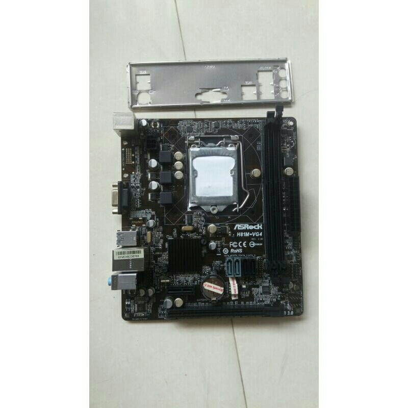 Jual motherboard asrock h81 socket 1150 | Shopee Indonesia