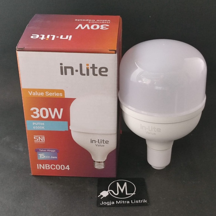 Jual LAMPU LED CAPSULE VALUE INBC004 INLITE 30 WATT PUTIH | Shopee Indonesia