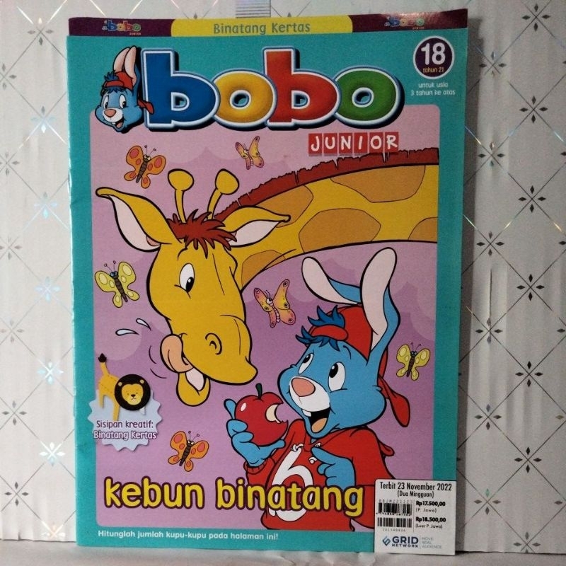 Jual MAJALAH BOBO JUNIOR 23 NOVEMBER 2022 | Shopee Indonesia