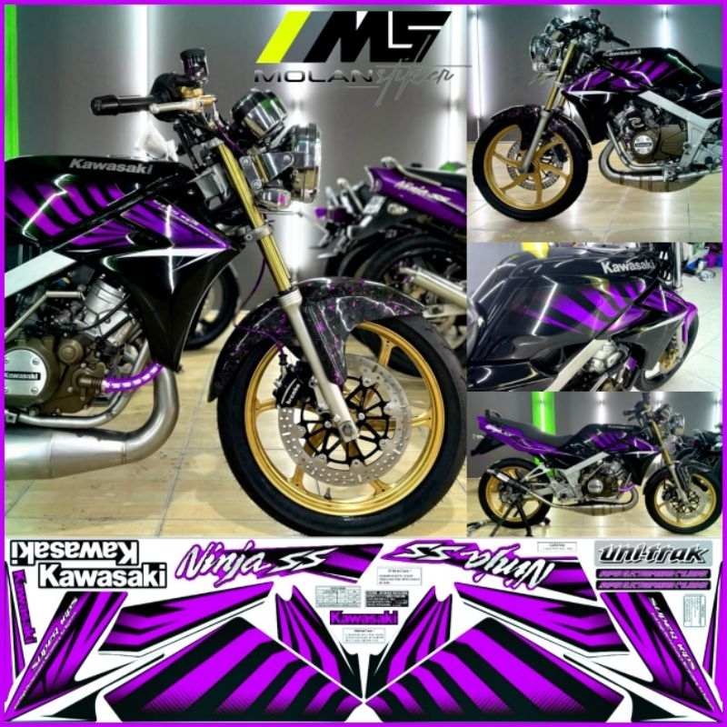 Jual Decal Sticker Striping Variasi Motif Ori Ninja SS 150 2014 2015 ...