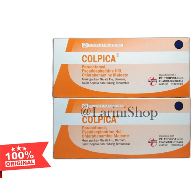 Jual COLPICA TABLET (HARGA PER BOX) TROPICA | Shopee Indonesia