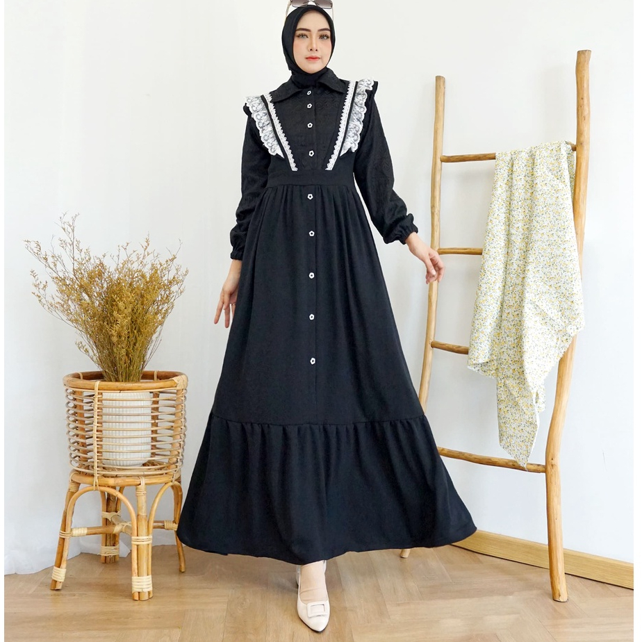 Jual FREE JILBAB - Gamis Terbaru 2023 Lebaran Wanita / Gamis Madina ...