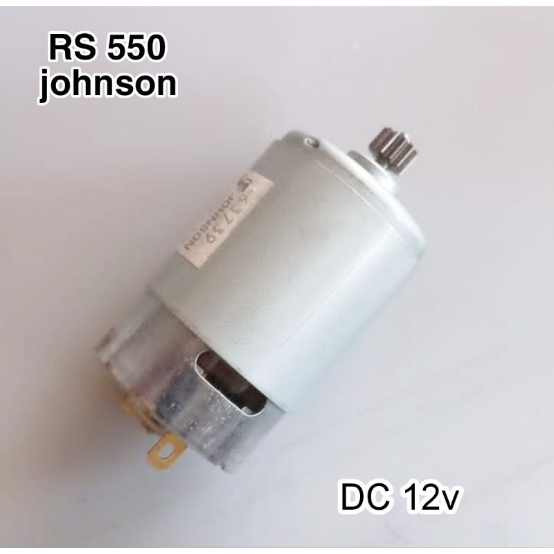 Jual Dinamo dc RS550 12v 12 gigi atau motor DC RS 550 9 gigi | Shopee Indonesia