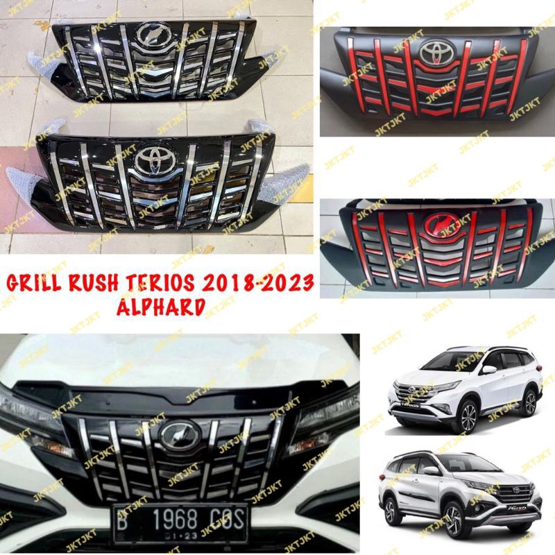 Jual Grill Depan Bumper Mobil All New Rush Terios 2018 2021 2022 2023 ...