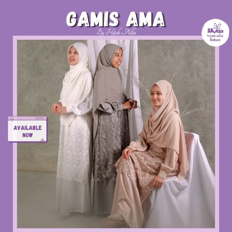 Jual GAMIS AMA BY HIJAB ALILA | Shopee Indonesia