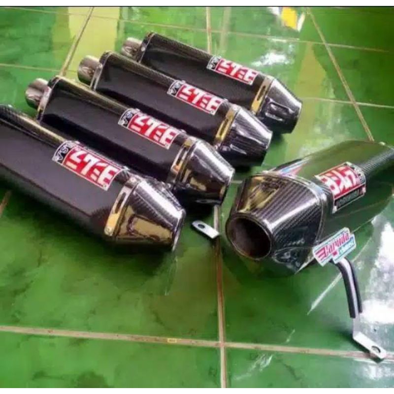 Jual knalpot yoshimura USA diameter 50mm karbon anti bakar | Shopee ...