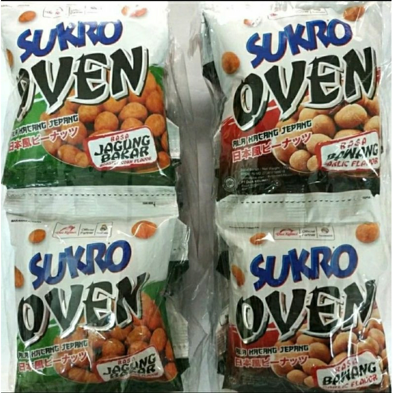 Jual sukro oven kacang ecer 1000 | 1 renceng isi 10 bks | Shopee Indonesia