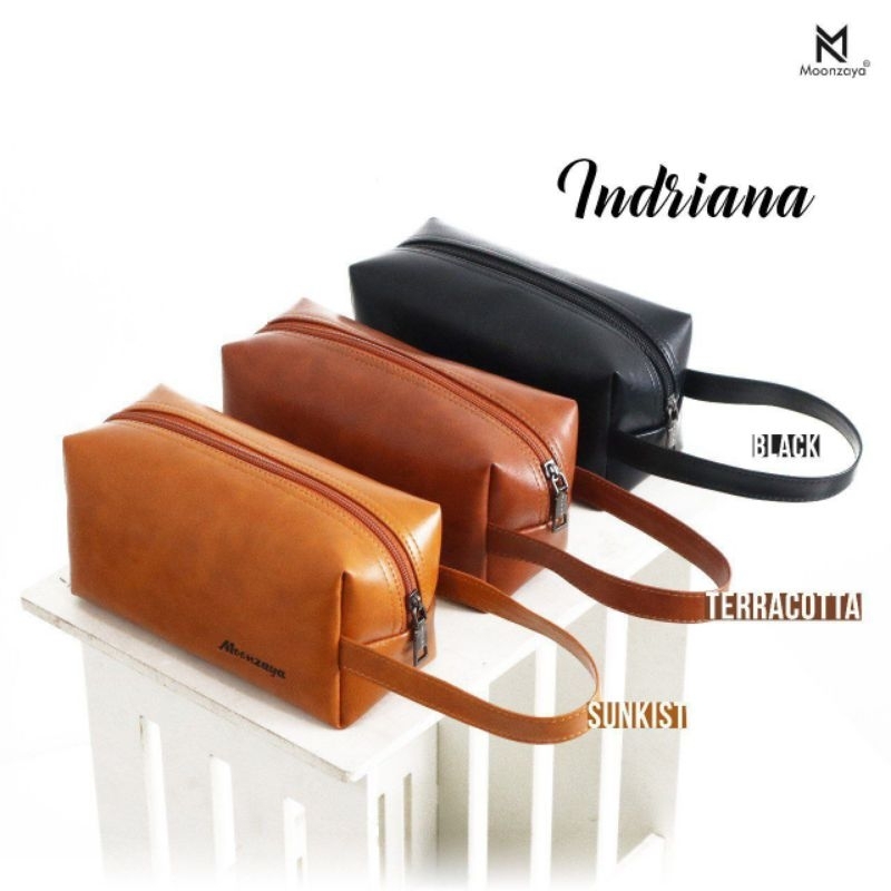 Jual Pouch Indriana Moonzaya Dompet Make Up Belanja Bahan Premium ...