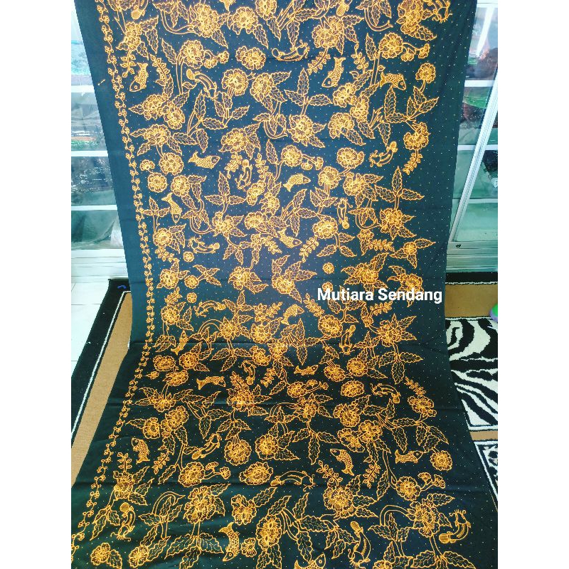 Jual Batik Tulis Lamongan motif bandeng lele mawar mekar | Shopee Indonesia