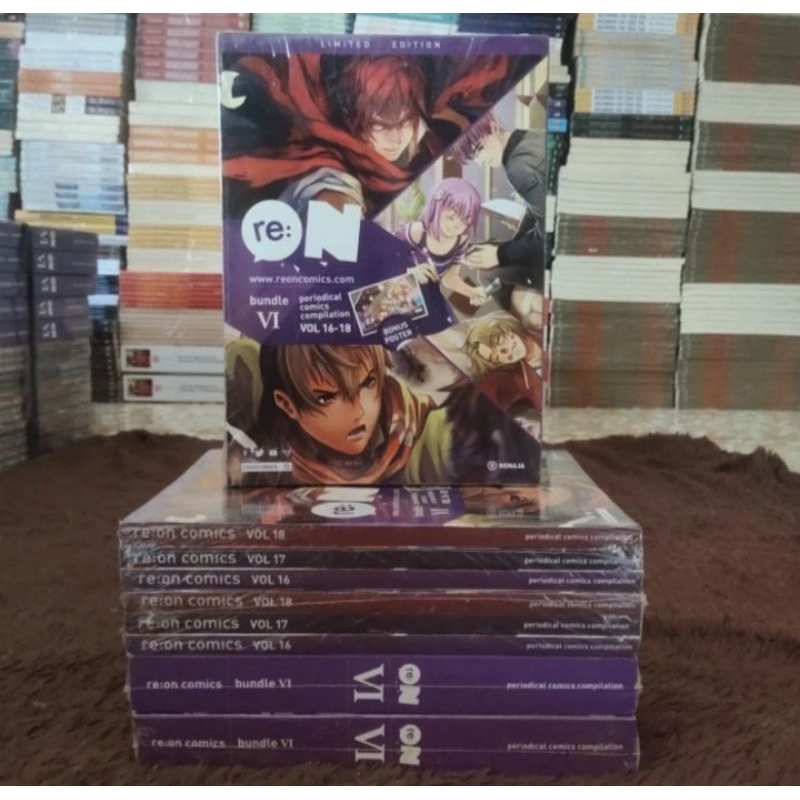 Jual KOMIK re:ON / RE:ON COMICS BUNDLE VI VOLL 16-18 (ORIGINAL ...