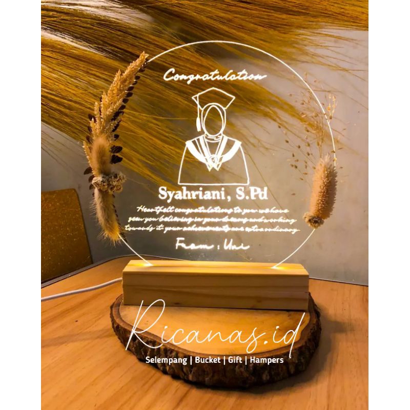 Jual STAND ACRYLIC LETTERING BULAT / LAMPU TIDUR AESTHETIC / KADO ...