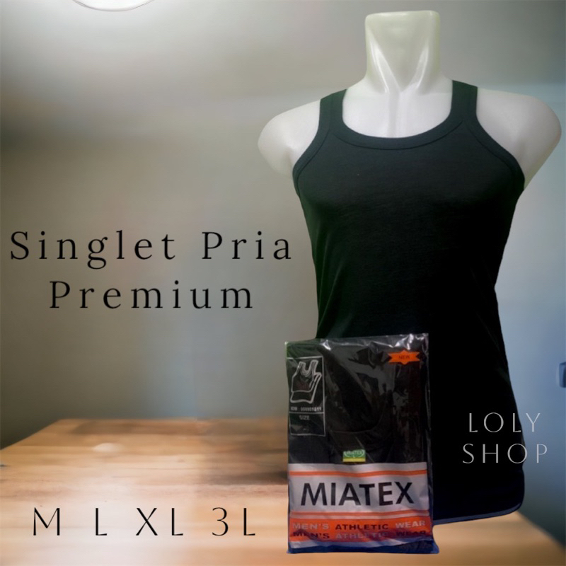 Jual Singlet Pria Kaos Dalam Pria Kaos Dalaman Pria MIATEX Premium | Shopee Indonesia
