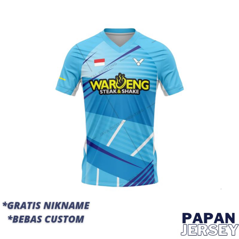 Jual JERSEY BADMINTON WAROENG SREAK TERBARU MALAYSIA OPEN 2022/2023 ...