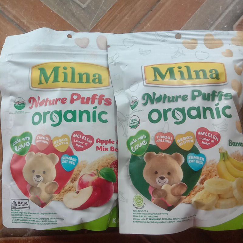 Jual MILNA NATURE PUFF ORGANIC 15GR | Shopee Indonesia