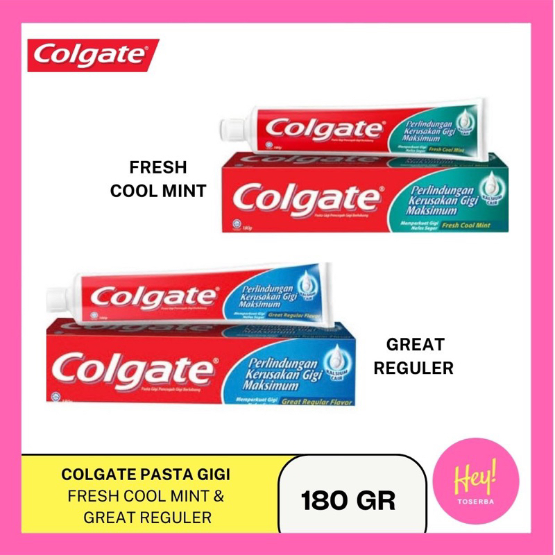 Jual Colgate Pasta Gigi Fresh Cool Mint, Colgate Pasta Gigi Great ...