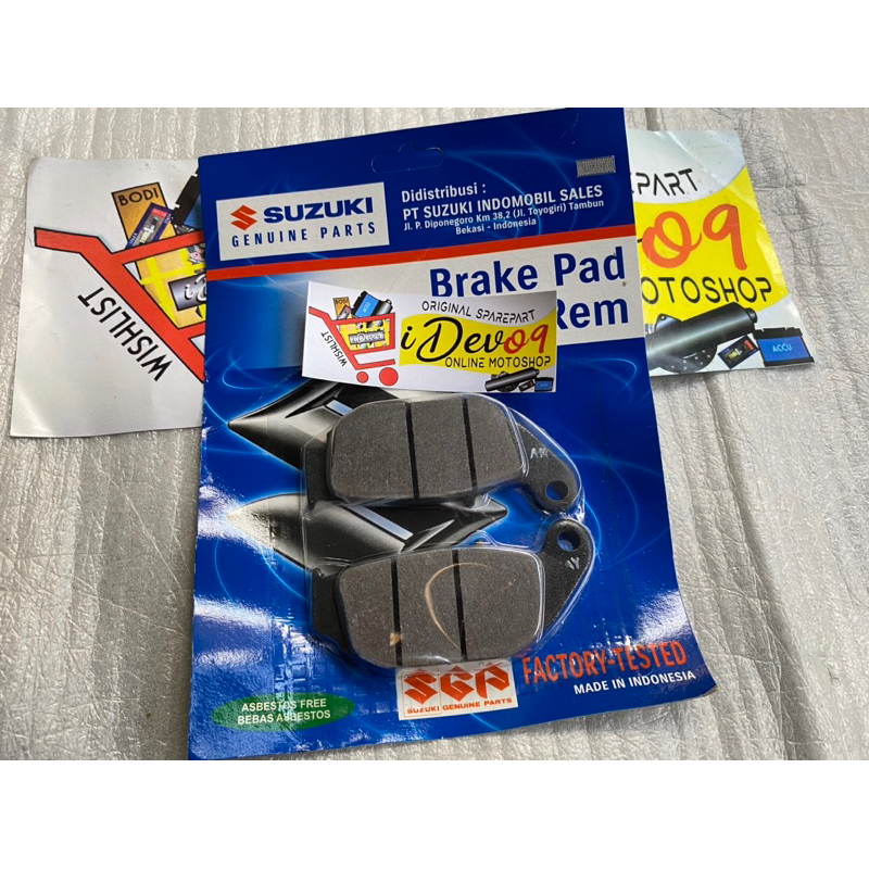 Jual Pad Set Kampas Rem Belakang Suzuki GSX R S Bandit 150 Original SGP ...