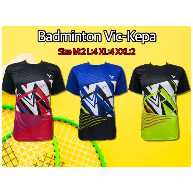 Jual Baju Badminton Victor Kepa - Kaos Badminton Victor - Jersey ...
