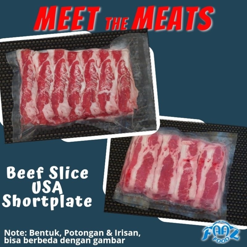 Jual Beef Slice ShortPlate USA (Daging Slice, Beef Grill, Daging Sapi ...