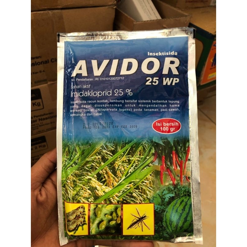 Jual INSEKTISIDA AVIDOR 25 WP 100 GRAM | Shopee Indonesia