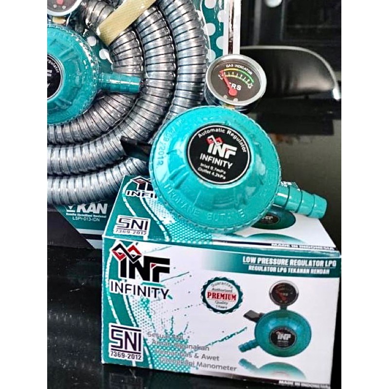 Jual KEPALA REGULATOR GAS INFINITY TOP GAS + METERAN TEKANAN RENDAH SNI ...