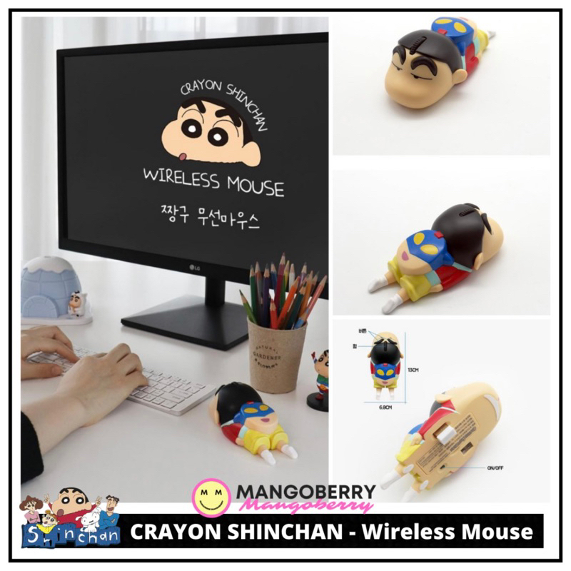 Jual CRAYON SHINCHAN - Wireless Mouse | Shopee Indonesia