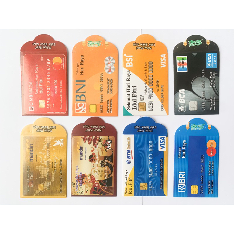 Jual Amplop THR lebaran ATM (isi 10) | amplop lebaran unik | amplop ...