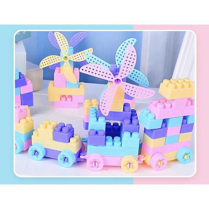 Jual MAINAN ANAK BLOCK BRICK SUSUN ISI 100PCS KEMASAN BOX | Shopee ...