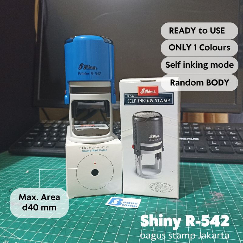Jual Stempel Shiny R517 R524 R532 R538 R542 R552 R-524 R-532 R-538 R-542 R-552 Custom Text ...