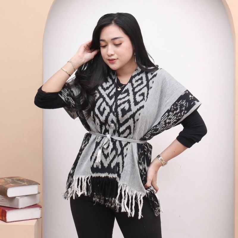 Jual OUTER TENUN ETNIK AMANDA TENUN IKAT | Shopee Indonesia
