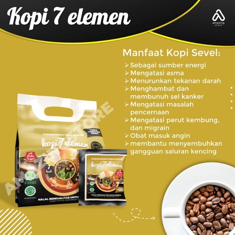 Jual Kopi 7 Elemen Premium (Original) | Shopee Indonesia