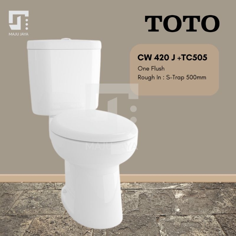 Jual Closet - Kloset Duduk TOTO CW 420 J / Toilet Duduk TOTO | Shopee ...