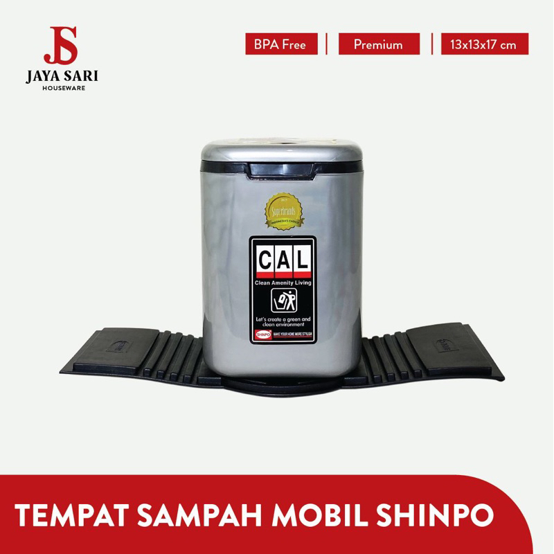 Jual Tempat Tong Sampah Mobil Plastik Karet Shinpo | Shopee Indonesia