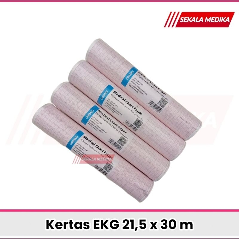 Jual Kertas ECG Paper EKG 21,5 x 25 m Untuk Alat Cardio 2000/ Cardio 7 ...