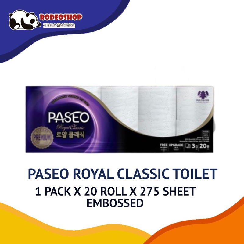 Jual Paseo Royal Classic Toilet Tissue 20 Roll | Shopee Indonesia