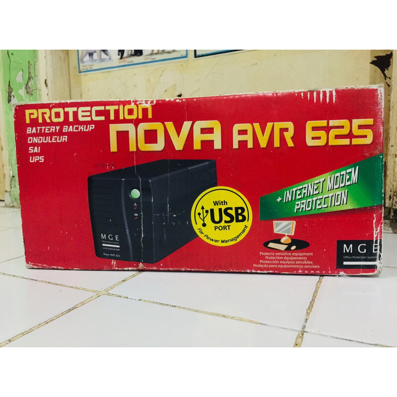 Jual UPS Nova AVR 625 USB ( Tanpa accu / baterai ) | Shopee Indonesia