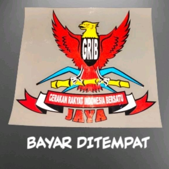 Jual Stiker ormas grib jaya untuk motor/kaca belakang mobil murah anti pudar | Shopee Indonesia