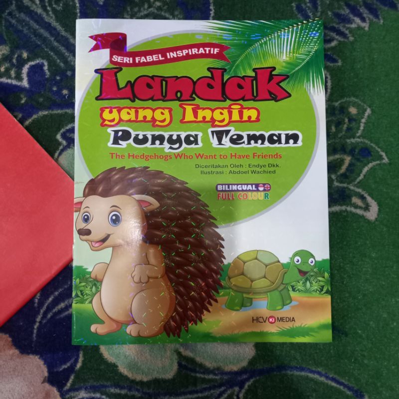 Jual BUKU FABEL CERITA ANAK DAN DONGENG BINATANG BILINGUAL LANDAK YANG ...