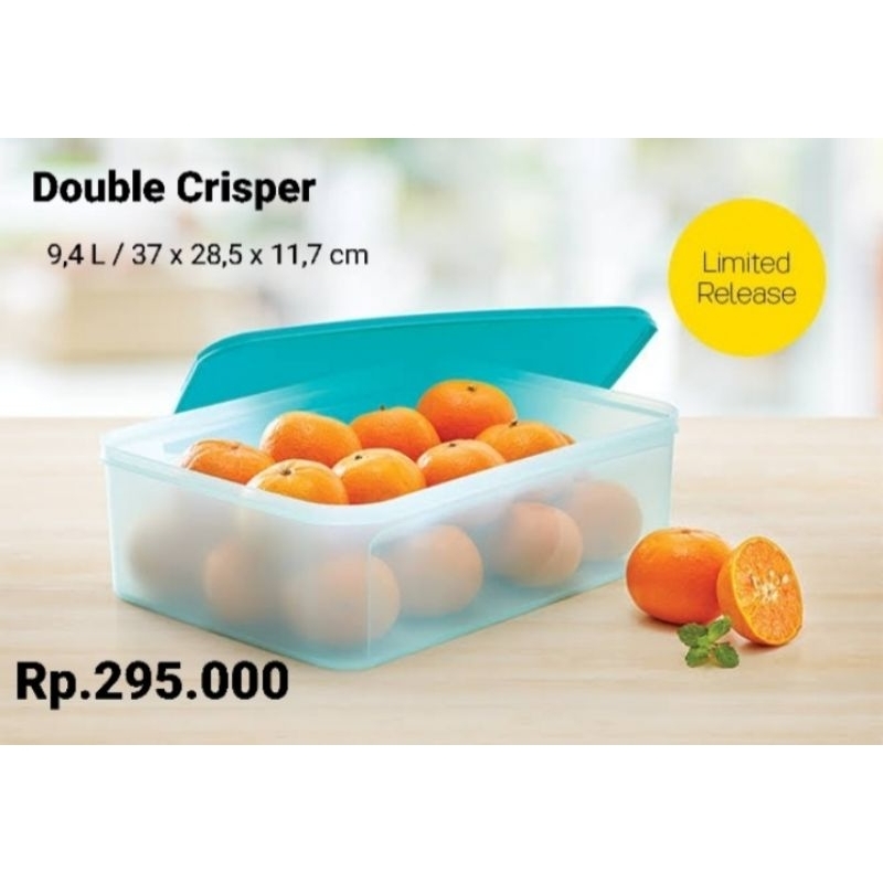 Jual Tupperware Double Crisper, hemat 45% | Shopee Indonesia