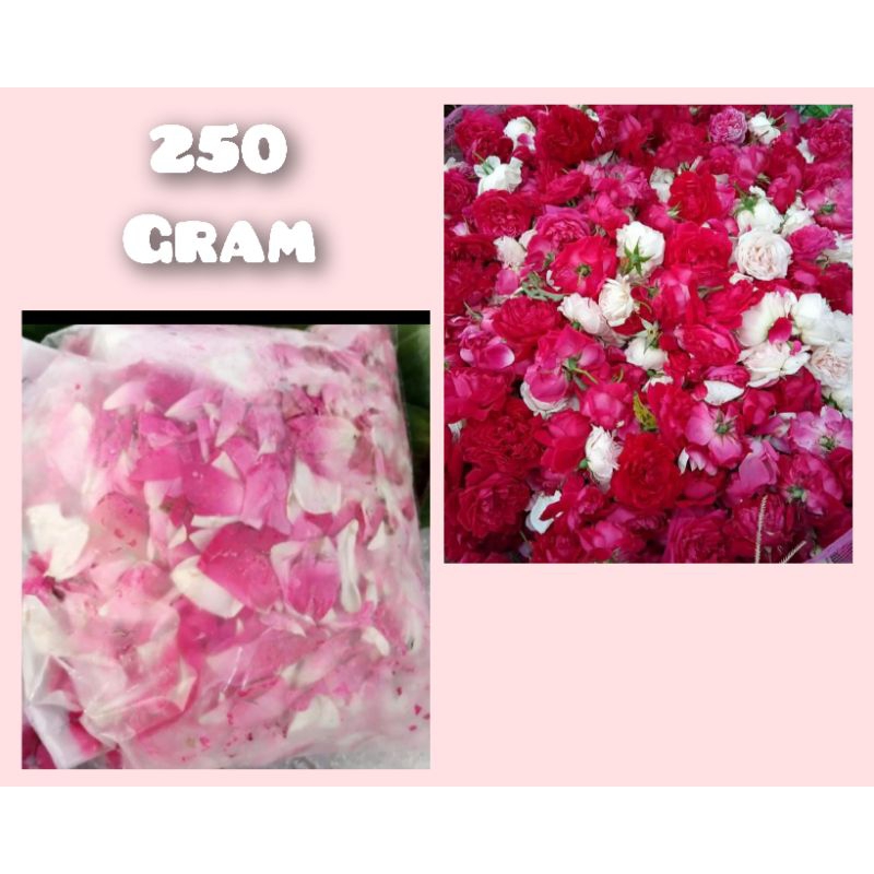 Jual Kelopak Bunga Mawar kampung/Lokal 250 gr dan Mawar tabur wangi 1 ...