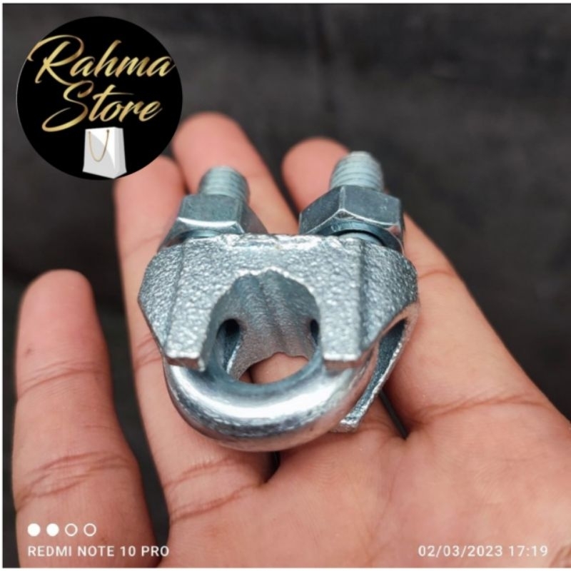 Jual Klem Kuku Macan / klem Sling / Penjepit Wire Rope 5 mm | Shopee ...