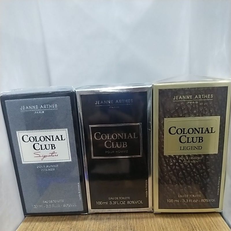Jual jeanne arthes colonial club edt 100ml | Shopee Indonesia