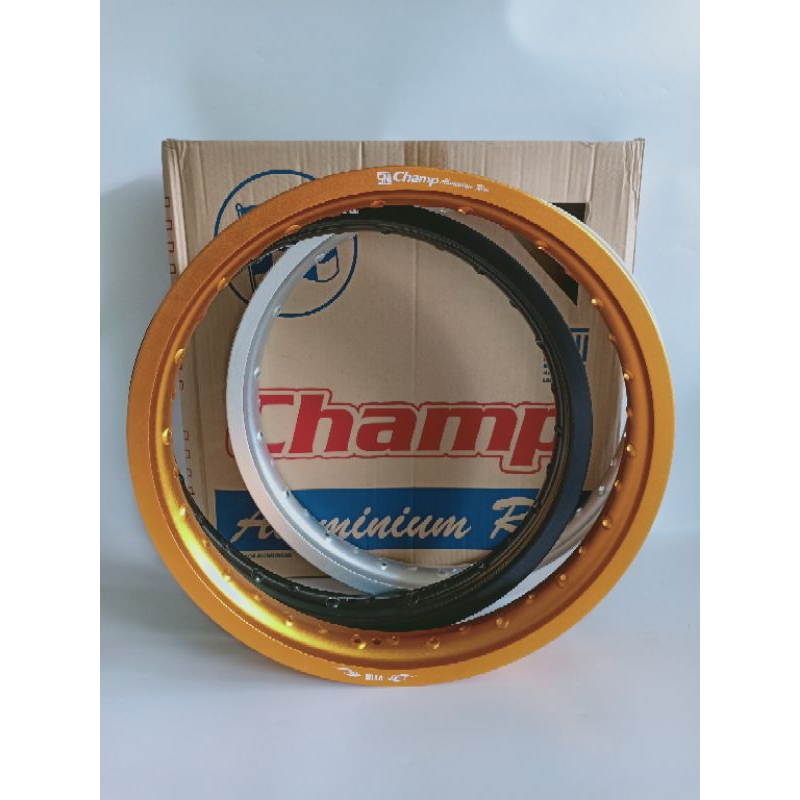 Jual Velg Pelak Champ ring 17x185 silver gold 36 hole satuan | Shopee ...