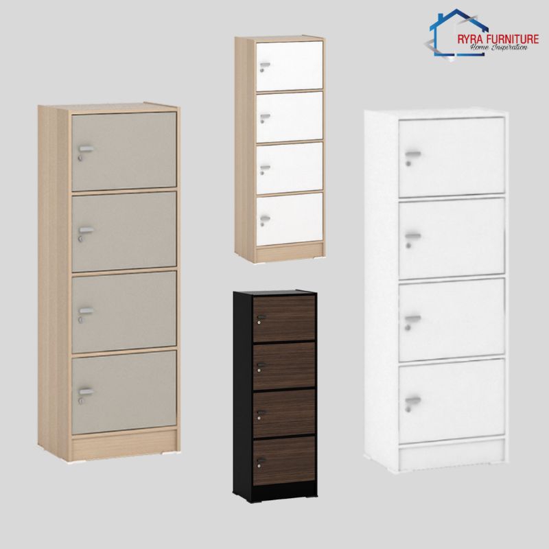 Jual RAK SERBAGUNA MODERN MINIMALIS/RAK SUSUN 4 PINTU - ARUNA RSG 4 ...