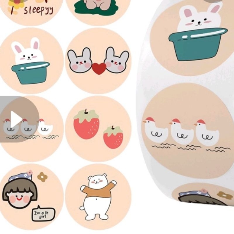 Jual Sticker Label Aesthetic Stiker Segel Decor Amplop Souvenir Lucu 2 ...