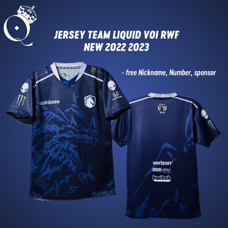 Jual JERSEY GAMING TEAM LIQUID VOI RWF NEW 2022 2023(Free Nickname ...