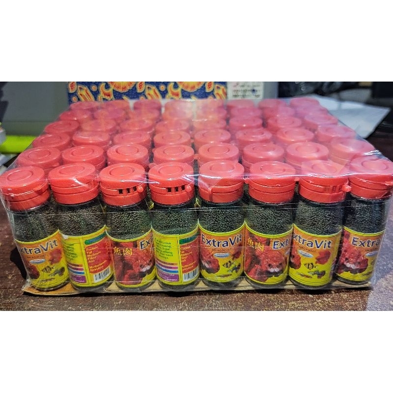 Jual Makanan Ikan Kecil Micropellet EXTRAVIT MINI isi 48pcs | Shopee ...